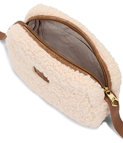 UGG womens Janey Ii Sherpa Cross Body Bag, Natural, One Size US