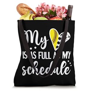 Ball Mom Proud Softball Soccer Player Mom Baller Mother Tote Bag