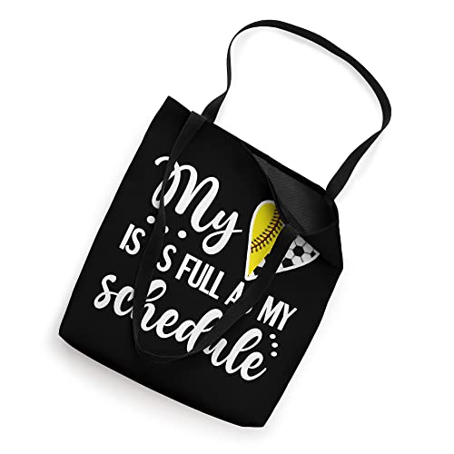 Ball Mom Proud Softball Soccer Player Mom Baller Mother Tote Bag