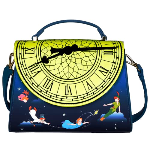 Loungefly Disney Peter Pan Glow Clock Crossbody Peter Pan One Size