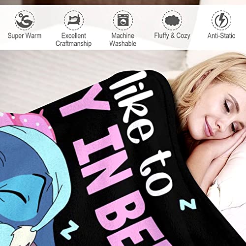 Anime Blanket Lightweight Flannel Blankets and Throws Bedding for Kids Adults Gifts All Season 50"X40"