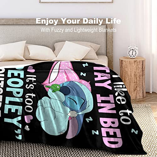 Anime Blanket Lightweight Flannel Blankets and Throws Bedding for Kids Adults Gifts All Season 50"X40"