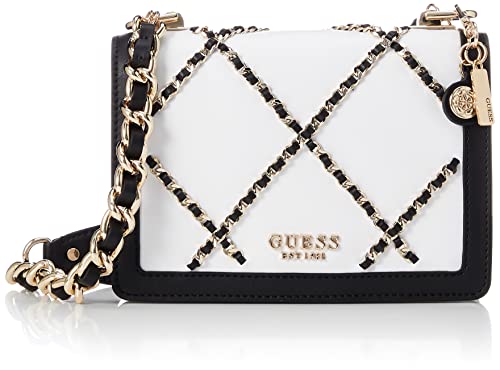 GUESS Abey Crossbody Flap White One Size