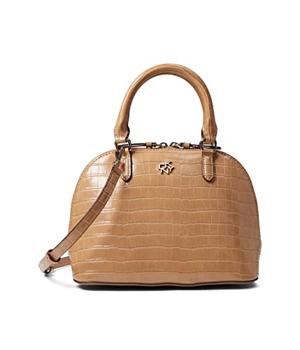 DKNY Catherine Dome Satchel Latte One Size