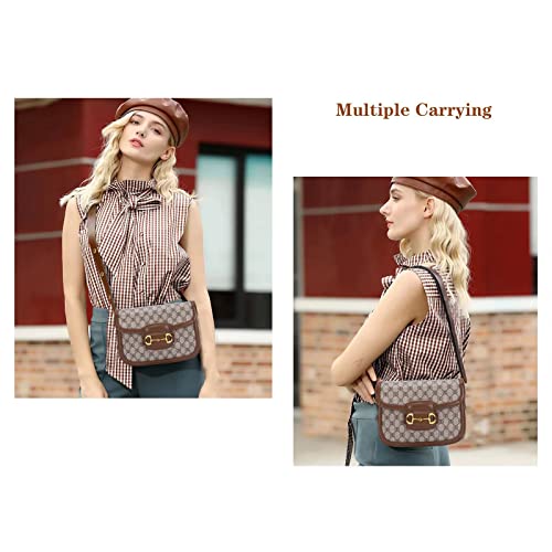 Crossbody Bags for Women Handbags Shoulder Tote Fashionable Leather Classic Clutch Purse with Adjustable Strap