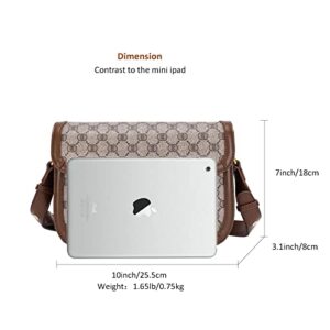 Crossbody Bags for Women Handbags Shoulder Tote Fashionable Leather Classic Clutch Purse with Adjustable Strap