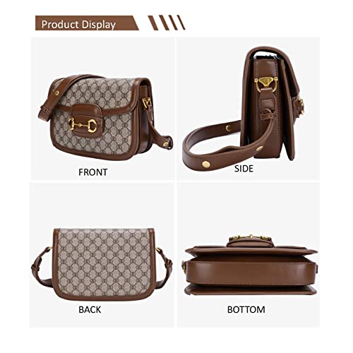 Crossbody Bags for Women Handbags Shoulder Tote Fashionable Leather Classic Clutch Purse with Adjustable Strap