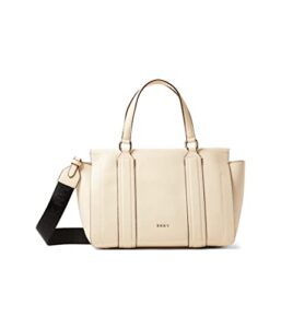 dkny dovve satchel ivory/silver one size