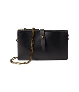 madewell the transport accordion crossbody true black one size