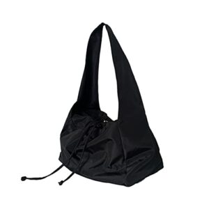 canvas hobo bag aesthetic hobo bags for women hobo crossbody bags for women (black)