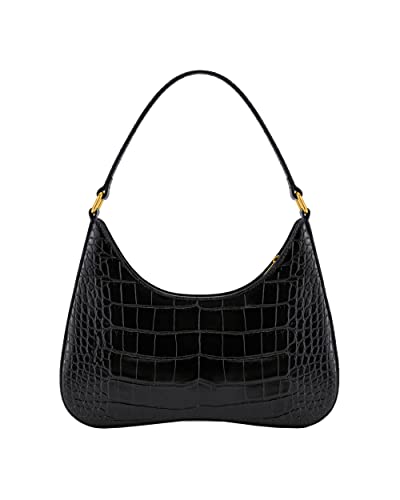 JW PEI Women's Ruby Shoulder Bag (Black Croc)