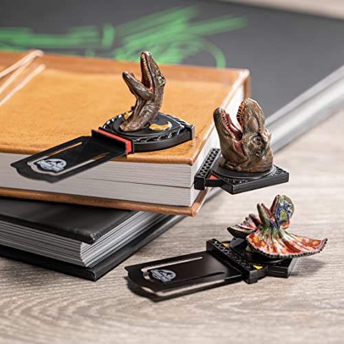 The Noble Collection Jurassic Park Dinosaur Bookmark Set