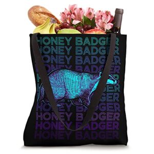 Honey Badger Retro Tote Bag