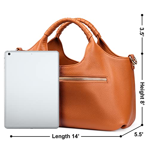 Womens Shoulder Handbags Genuine Leather Top Handle Satchel Ladies Purse Hobo Tote Crossbody Bags