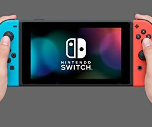 Nintendo Switch with Neon Blue and Neon Red Joy‑Con