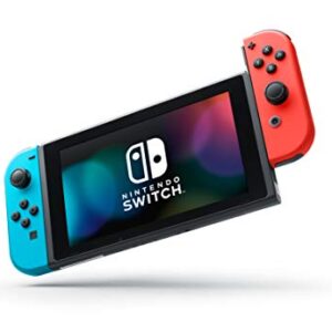 Nintendo Switch with Neon Blue and Neon Red Joy‑Con