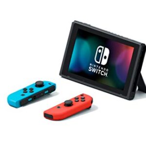 Nintendo Switch with Neon Blue and Neon Red Joy‑Con