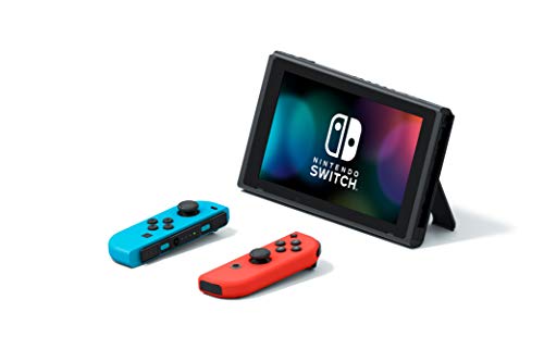 Nintendo Switch with Neon Blue and Neon Red Joy‑Con