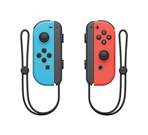 Nintendo Switch with Neon Blue and Neon Red Joy‑Con