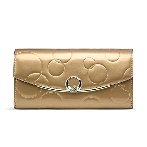 SXBCyan Coin Purse Card Holder Women's Wallet RFID Atmosphere Multi-functional Fashion Simple