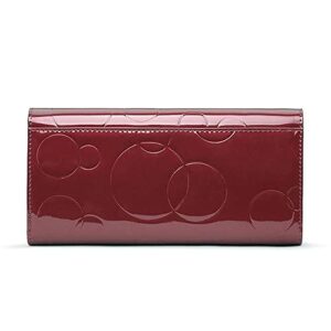 SXBCyan Coin Purse Card Holder Women's Wallet RFID Atmosphere Multi-functional Fashion Simple