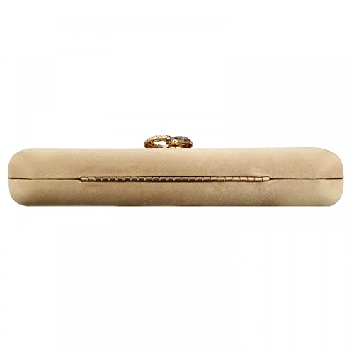 Gets Evening Bag Gold Small Clutch Purses for Women Wedding Women's Evening Handbags Formal Crossbody Evening Clutch with Snake Switch