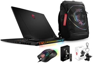 excaliberpc 2022 msi titan gt77 12ugs-009 (i7-12800hx, 32gb ram, 1tb nvme ssd, rtx 3070ti 8gb, 17.3″ 4k uhd, windows 11 pro) gaming laptop