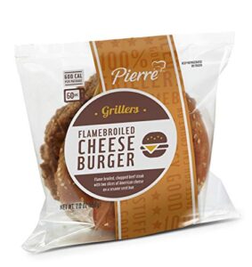 advance pierre, flamebroiled jumbo cheeseburger, 7.0 oz. (12 count)