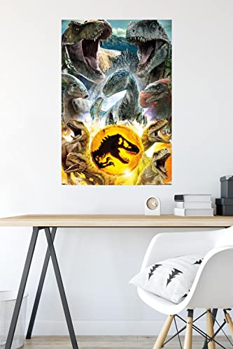 Trends International Jurassic World: Dominion - Group Wall Poster, 22.375" x 34", Unframed Version