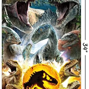 Trends International Jurassic World: Dominion - Group Wall Poster, 22.375" x 34", Unframed Version