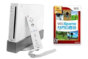 nintendo wii console with wii sports (renewed)