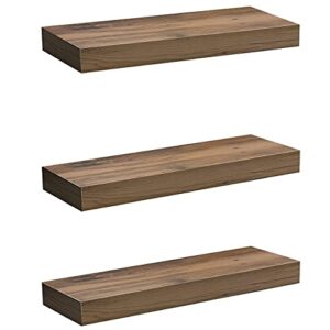 mahogany floating shelves, – 3 pack payonty wall shelves floating-shelves wall decor bedroom decor floating shelves bathroom storage wall shelves corner shelf shelves for wall wall shelf