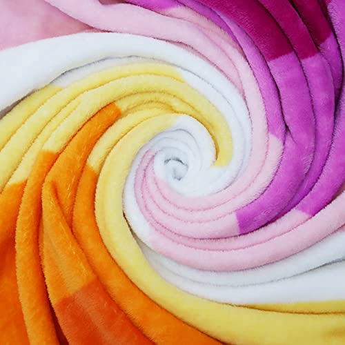 Lesbian Sunset Pride Super Plush Blanket - 50x60 Soft Throw Blanket - Perfect for Cuddle Season LGBT Lesbian Pride Blanket