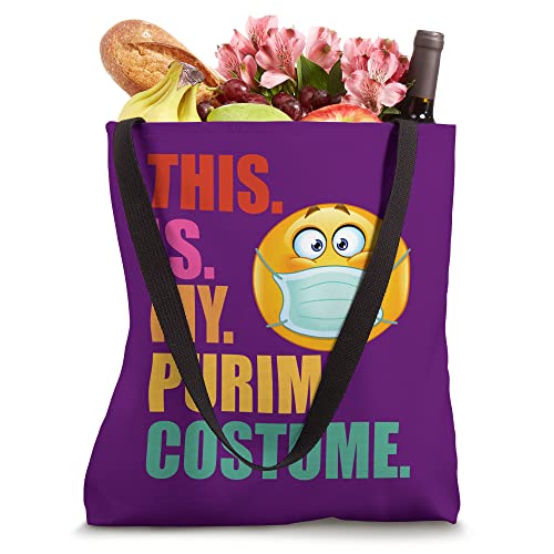 This is my Purim Costume funny Jewish Face Mask Tote Bag