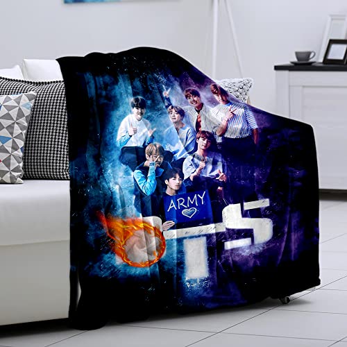 Soft Anti-Pilling Flannel Throw Blanket Lightweight Decor Blanket for Couch, Bed and Sofa 50x60in