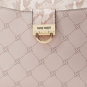 NINE WEST Clara Crossbody, Blush Logo Multi