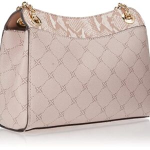 NINE WEST Clara Crossbody, Blush Logo Multi