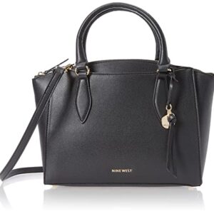 NINE WEST Paisley Satchel, Black