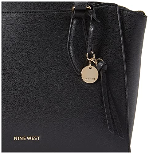 NINE WEST Paisley Satchel, Black