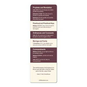 New Testament Scriptures Bookmark - LDS Bookmark, LDS Seminary Bookmark