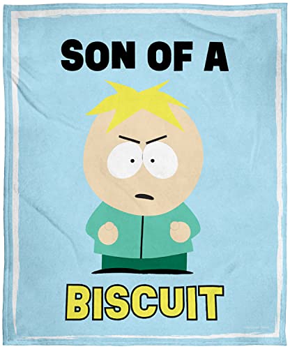 INTIMO South Park Show Stan Kyle Cartman Kenny McCormick Son of A Biscuit Throw Blanket