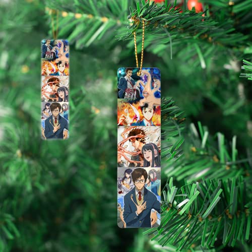 Bookmarks Ruler Metal para Bookworm Syte Bookography Migi Measure Shinichi Tassels Kimishima Reading for Book Bibliophile Gift Reading Christmas Ornament Markers