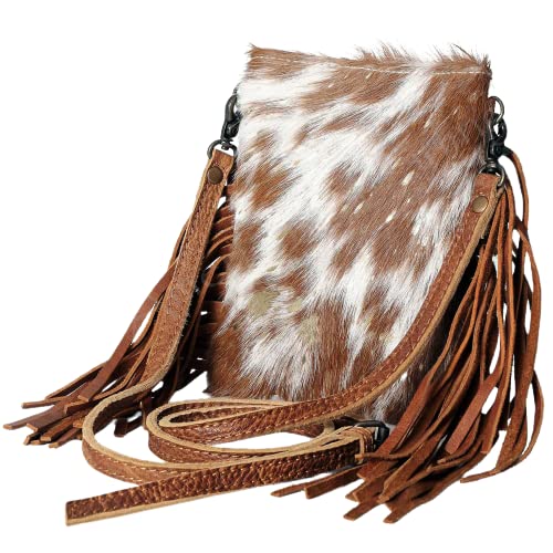 American Darling Cowhide Crossbody with Fringe