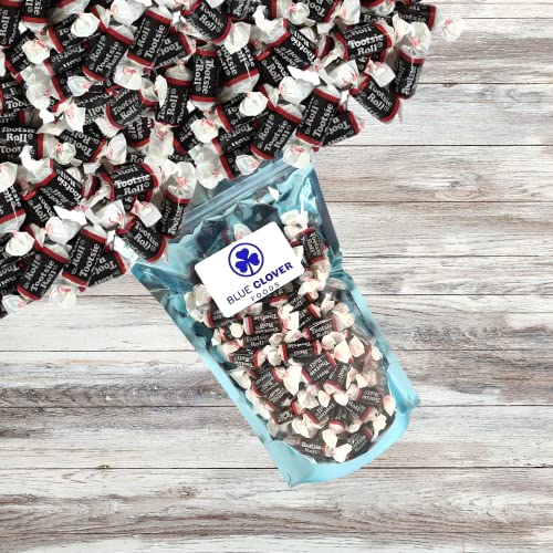 Tootsie Roll Midgees Candy | By Blue Clover Foods | Chocolatey Twist Midgees Gluten Free Mini | 24 Ounce Bulk Stand-Up Resealable Bag | 1.5 Pounds