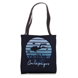 galapagos diving – amazing underwater wildlife, ecuador tote bag