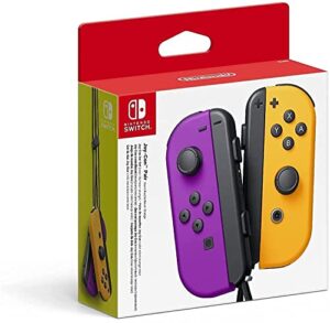 nintendo joy-con pair purple/orange (nintendo switch)