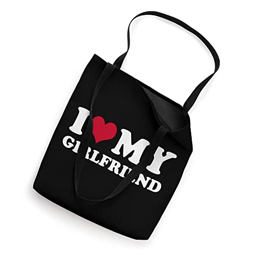 I Love My Girlfriend Tote Bag