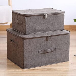 nc zipper storage box wardrobe storage box foldable clothes storage bag cloth covered organizing box clothes organizing cloth box storage box