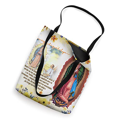 Virgen de Guadalupe Lindo mensaje Familiar Tote Bag