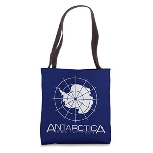 antarctica south pole antarctic circle continent tote bag